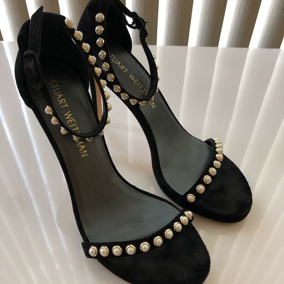 Stuart Weitzman | Shoes | Stuart Weitzman Nudistsong Sandal With Pearls ...